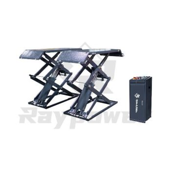 On Ground Low Profile Vehicle Scissor Lift (3500KG) - Raypower